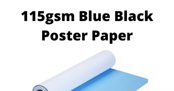 Blue Back Poster Paper 115gm